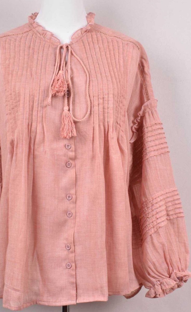 WILMA Bluse Rosa - Tore-Garden